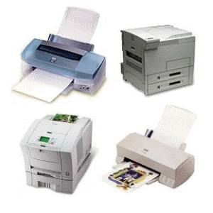 output devices printer uses